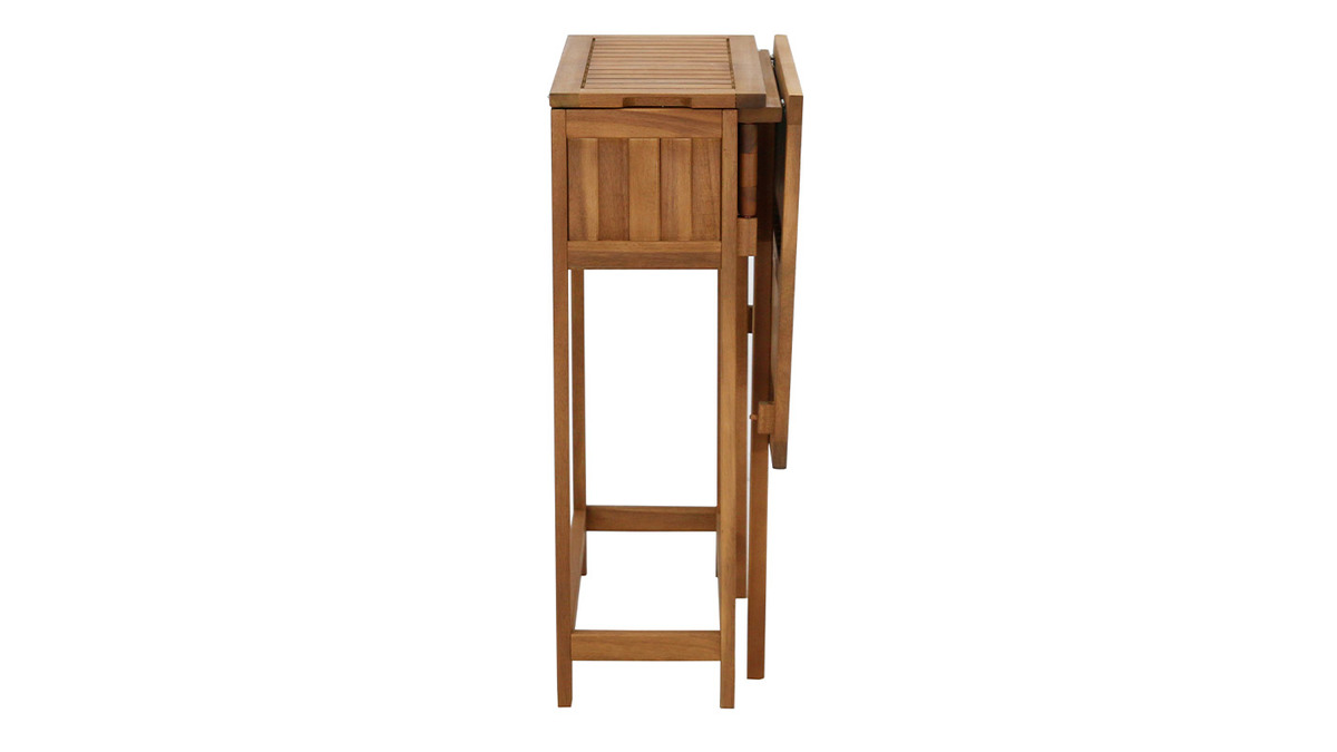 Set de 2 chaises pliantes et 1 table de balcon rabattable avec ...